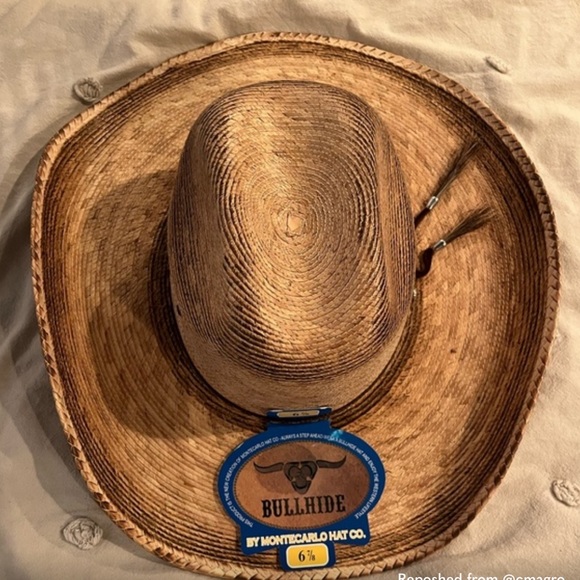 Montecarlo Hat Co | Accessories | Bullhide Cowboy Hat Unisex Size 6 2 ...